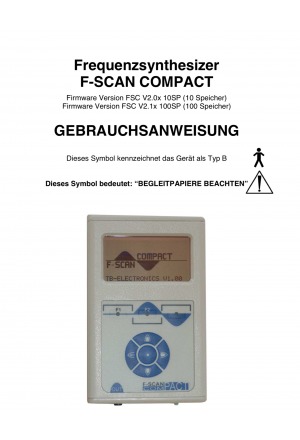 FSLIT100 Gebrauchsanweisung F-SCAN COMPACT - Downloads - TB-Electronics ...